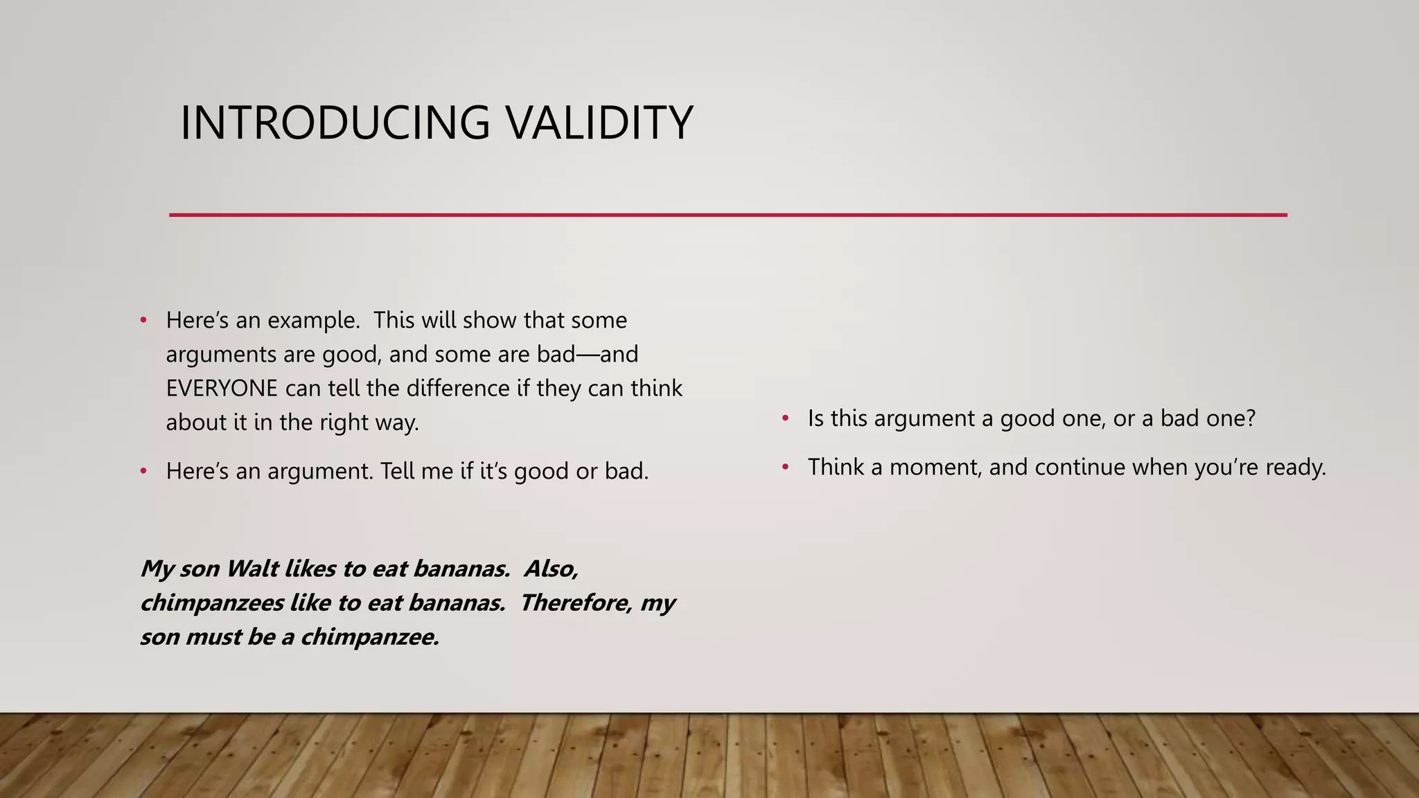 PowerPoint Textbook. Validity and Truth-2-1-1.pptx | Educational ...