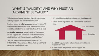 PowerPoint Textbook. Validity and Truth-2-1-1.pptx | Educational ...