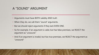 PowerPoint Textbook. Validity and Truth-2-1-1.pptx | Educational ...