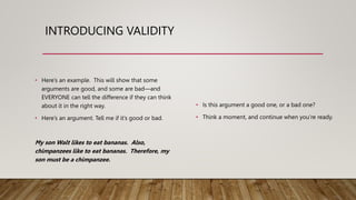 PowerPoint Textbook. Validity and Truth-2-1-1.pptx | Educational ...