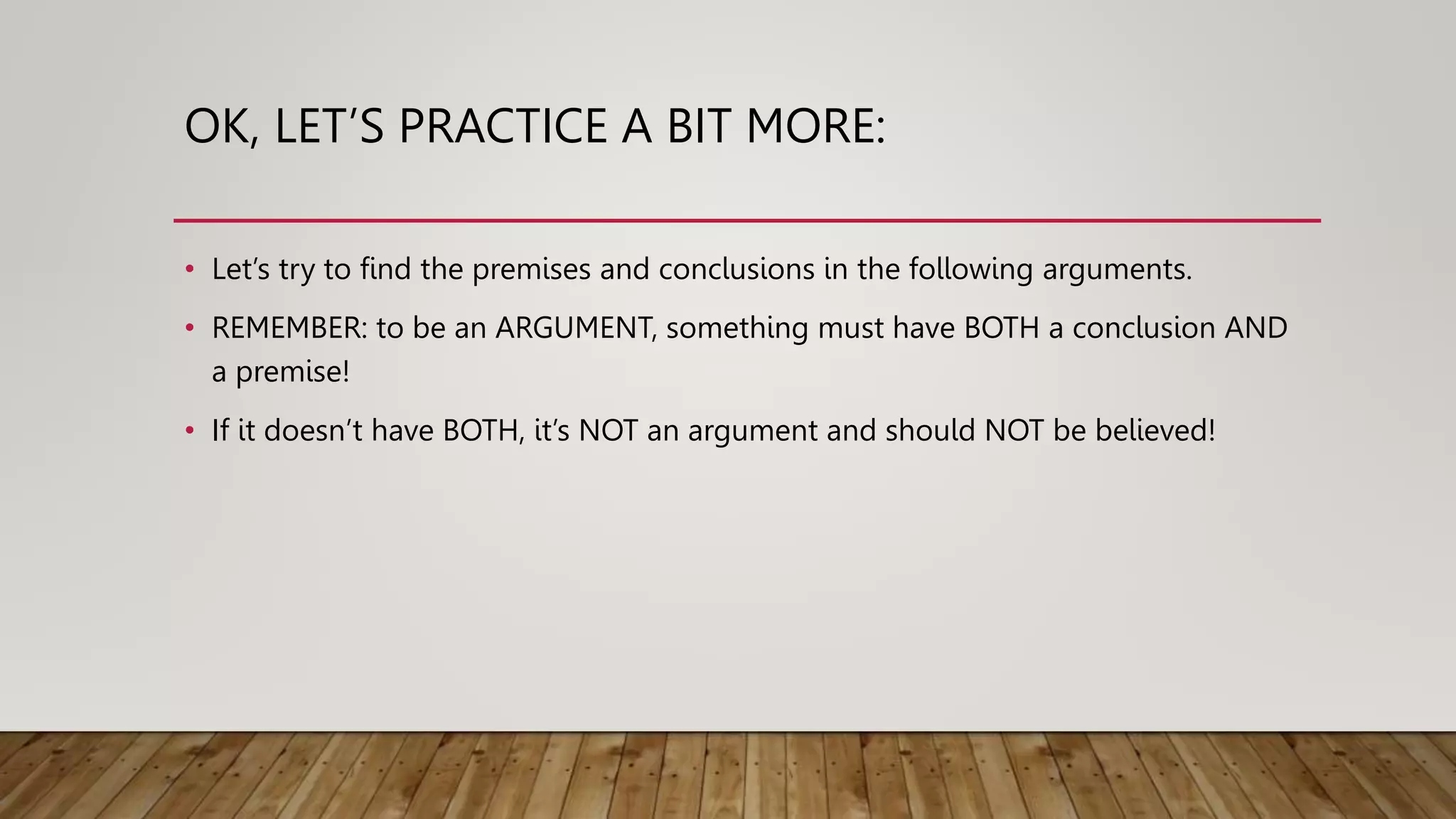 Powerpoint Textbook Parts Of An Argument Recognizing Arguments 1 1 1 1 Pptx Educational