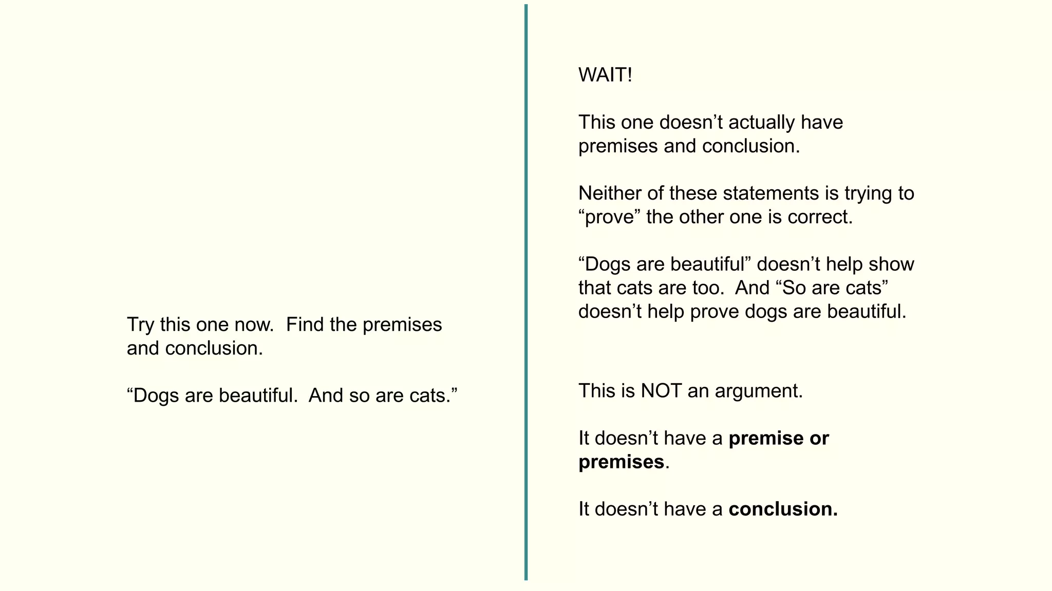 PowerPoint Textbook. Parts of an argument recognizing arguments-1-1-1-1.pptx | Educational ...