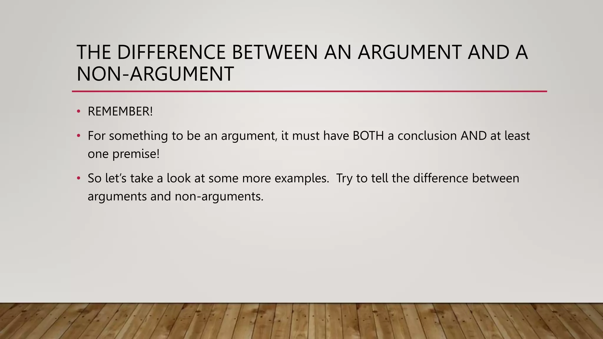 PowerPoint Textbook. Parts of an argument recognizing arguments-1-1-1-1.pptx