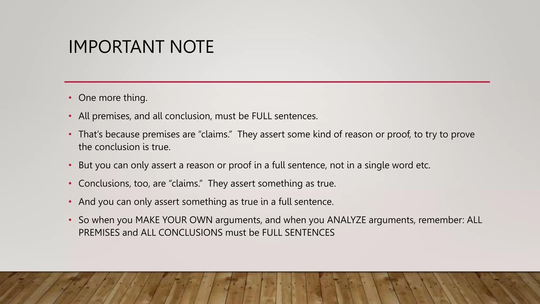 Powerpoint Textbook Parts Of An Argument Recognizing Arguments 1 1 1 1 Pptx Educational