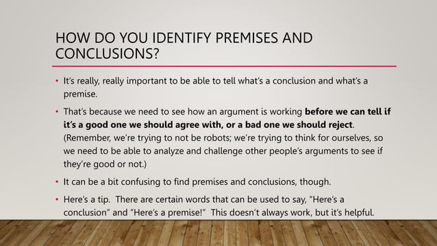 Powerpoint Textbook Parts Of An Argument Recognizing Arguments 1 1 1 1 Pptx Educational