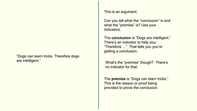 Powerpoint Textbook Parts Of An Argument Recognizing Arguments 1 1 1 1 Pptx Educational