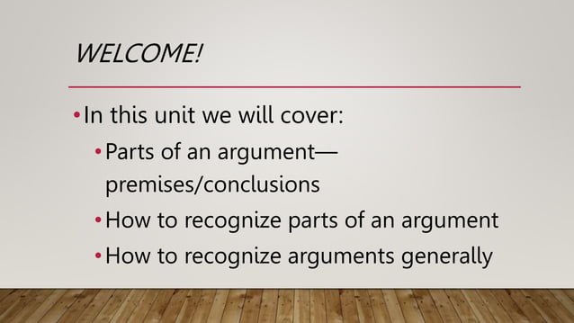 PowerPoint Textbook. Parts of an argument recognizing arguments-1-1-1-1.pptx | Educational ...
