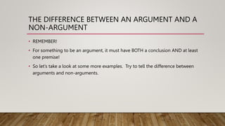 PowerPoint Textbook. Parts of an argument recognizing arguments-1-1-1-1.pptx