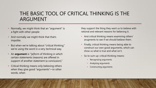 PowerPoint Textbook. Parts of an argument recognizing arguments-1-1-1-1.pptx