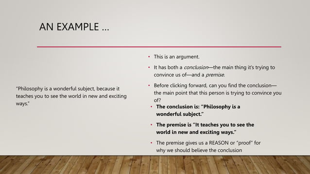 PowerPoint Textbook. Parts of an argument recognizing arguments-1-1-1-1.pptx | Educational ...