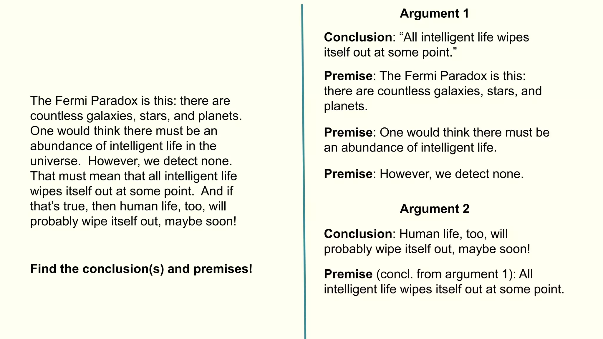 Powerpoint Textbook Analyzing More Complex Arguments Part 2 Chain Arguments Arguments With