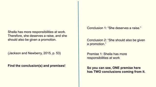 PowerPoint Textbook. Analyzing more complex arguments part 2. Chain arguments, arguments with ...
