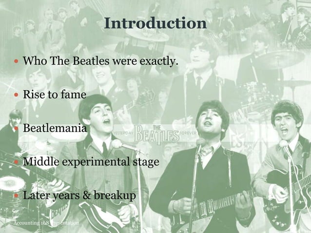 Powerpoint The Beatles | PPTX