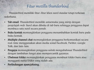 Mozilla Thunderbird | PPT
