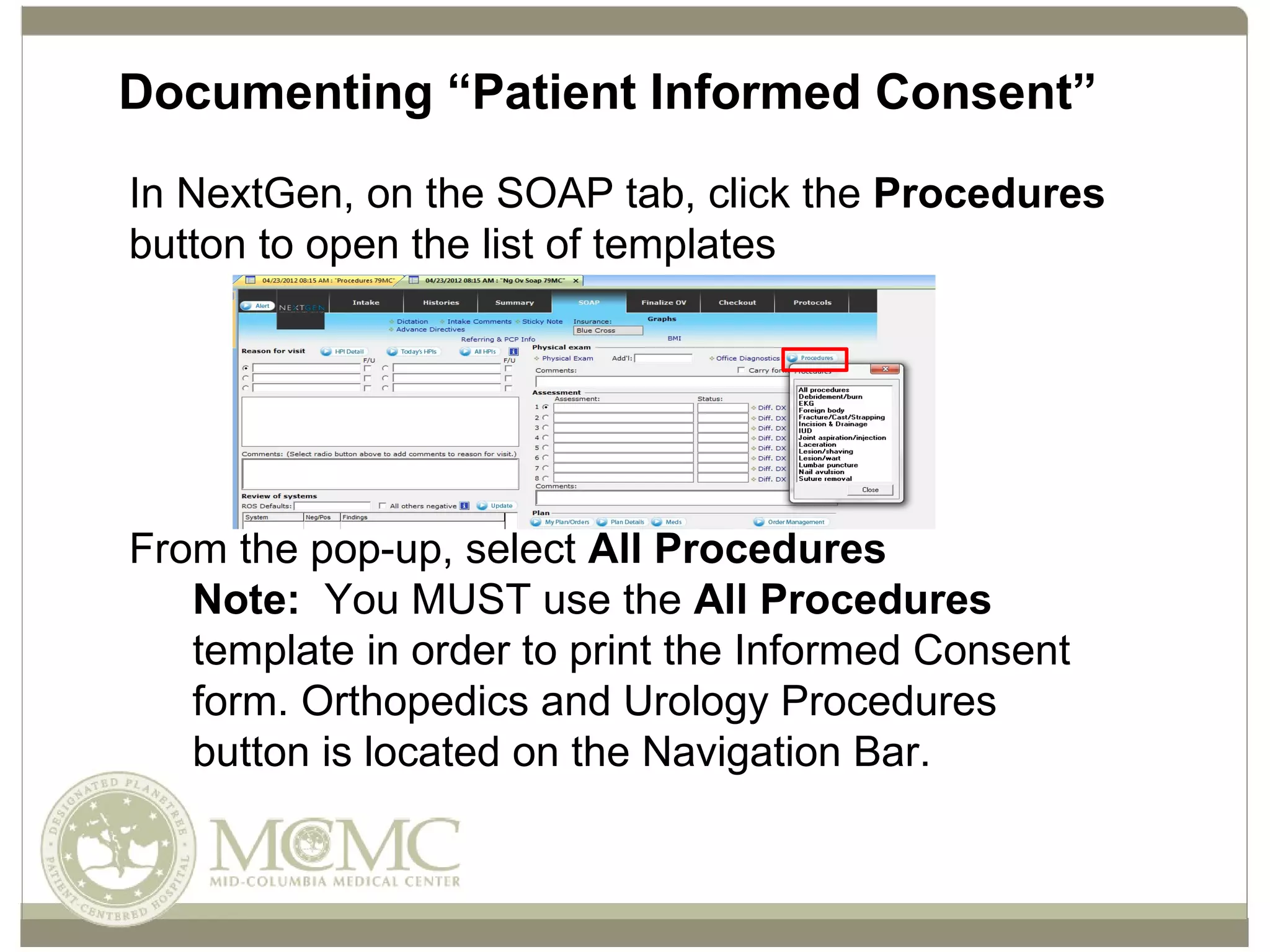 Informed Consent Instructions | PPT