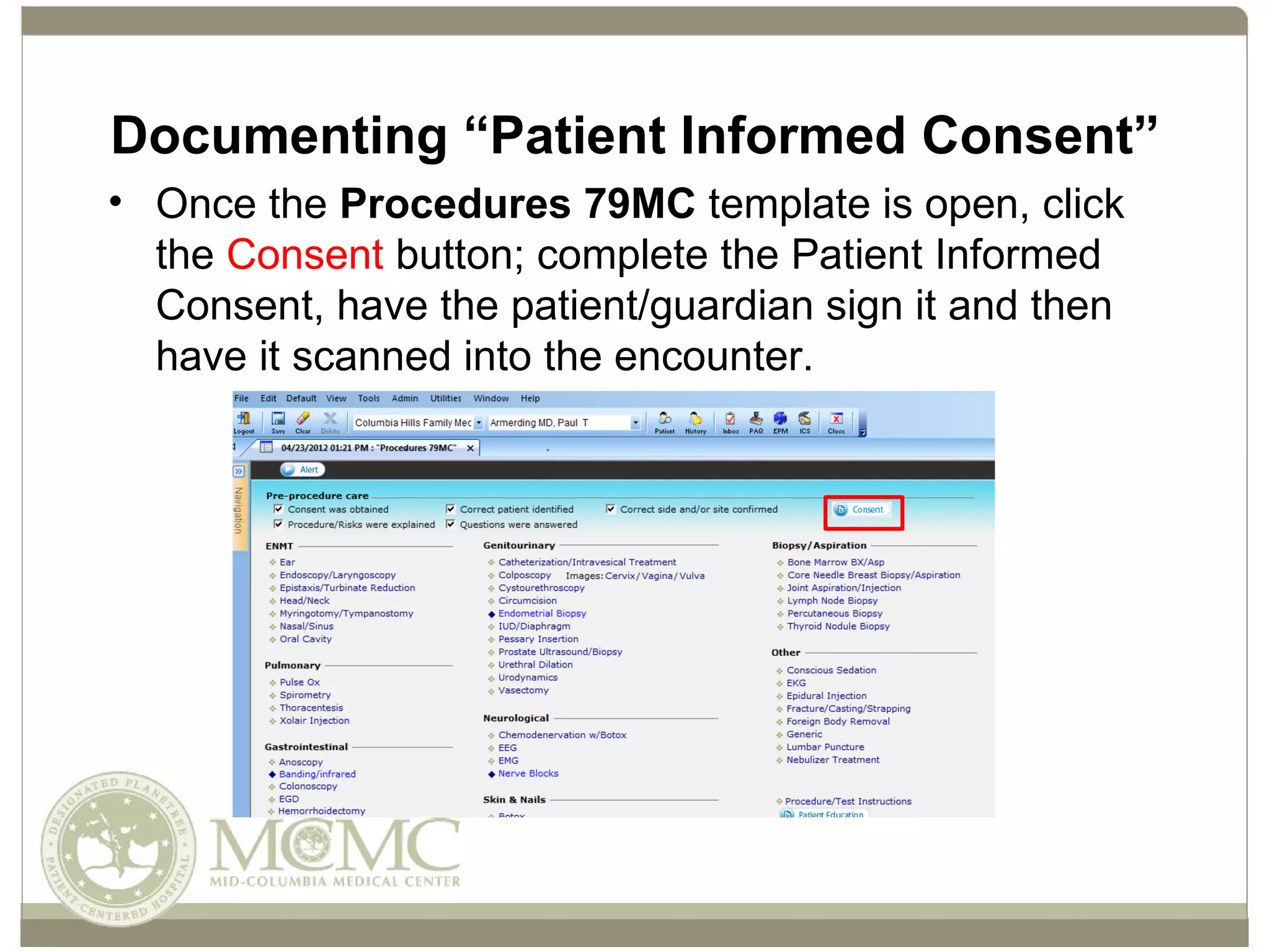 Informed Consent Instructions | PPT