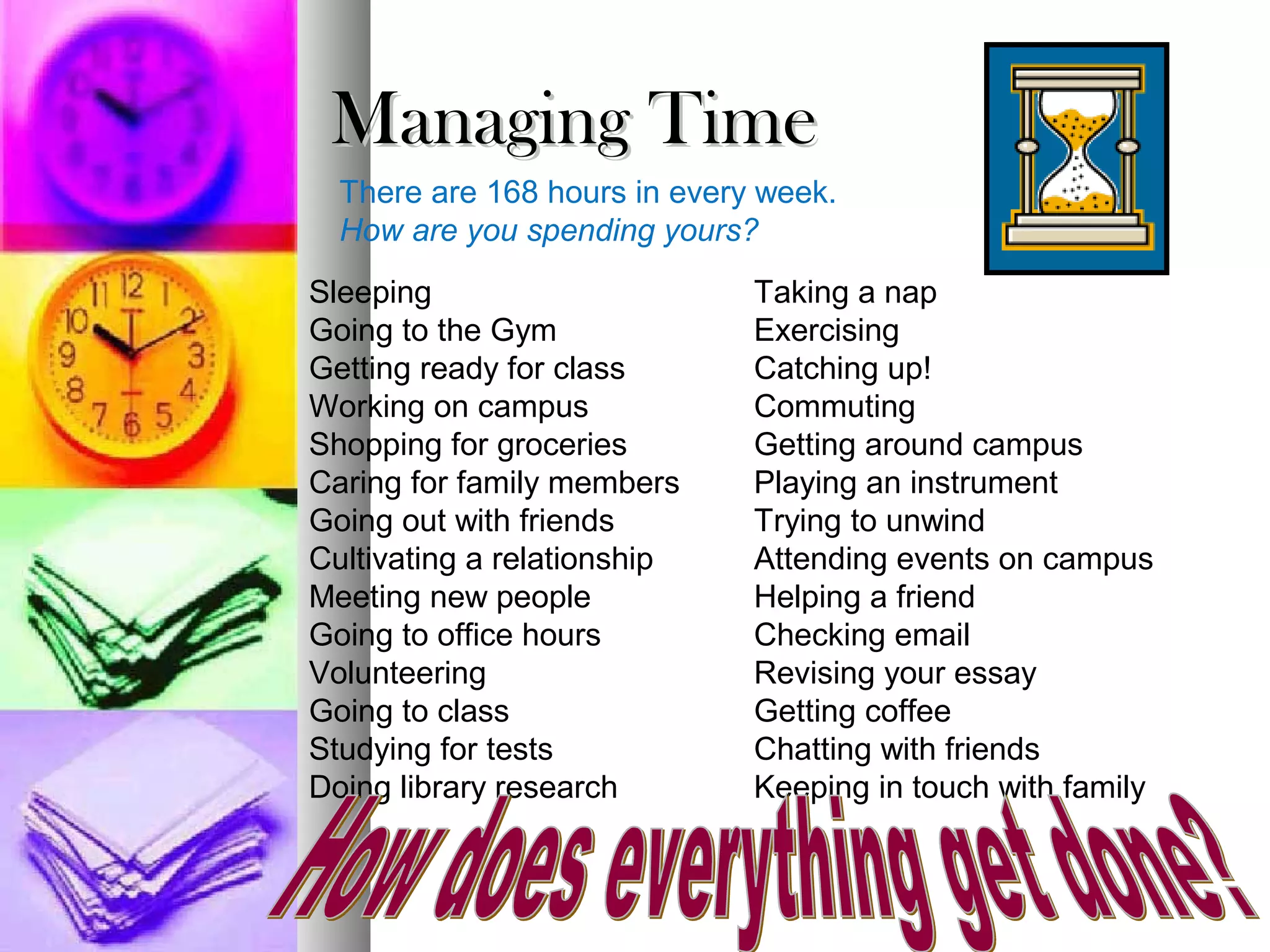 Powerpoint time management @ workplace | PPT