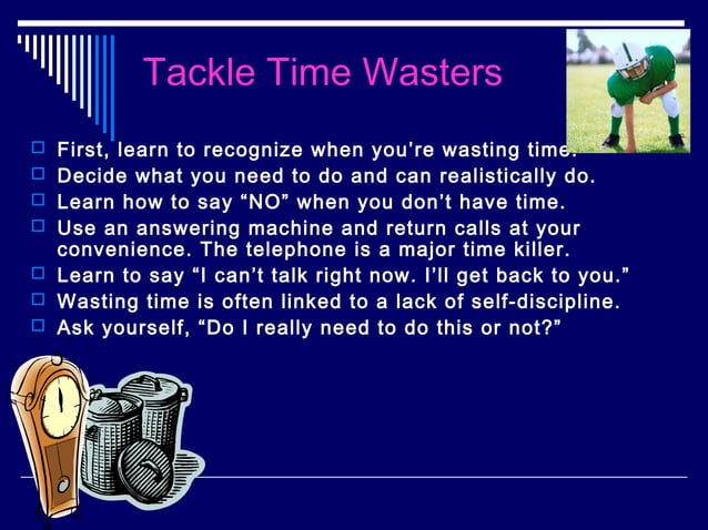 Powerpoint time management @ workplace | PPT