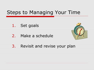 Powerpoint time management @ workplace | PPT
