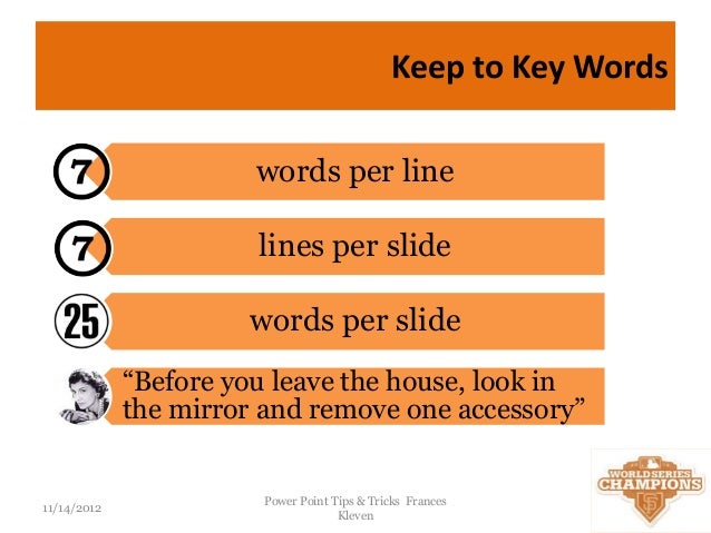 Power Point Tips And Tricks