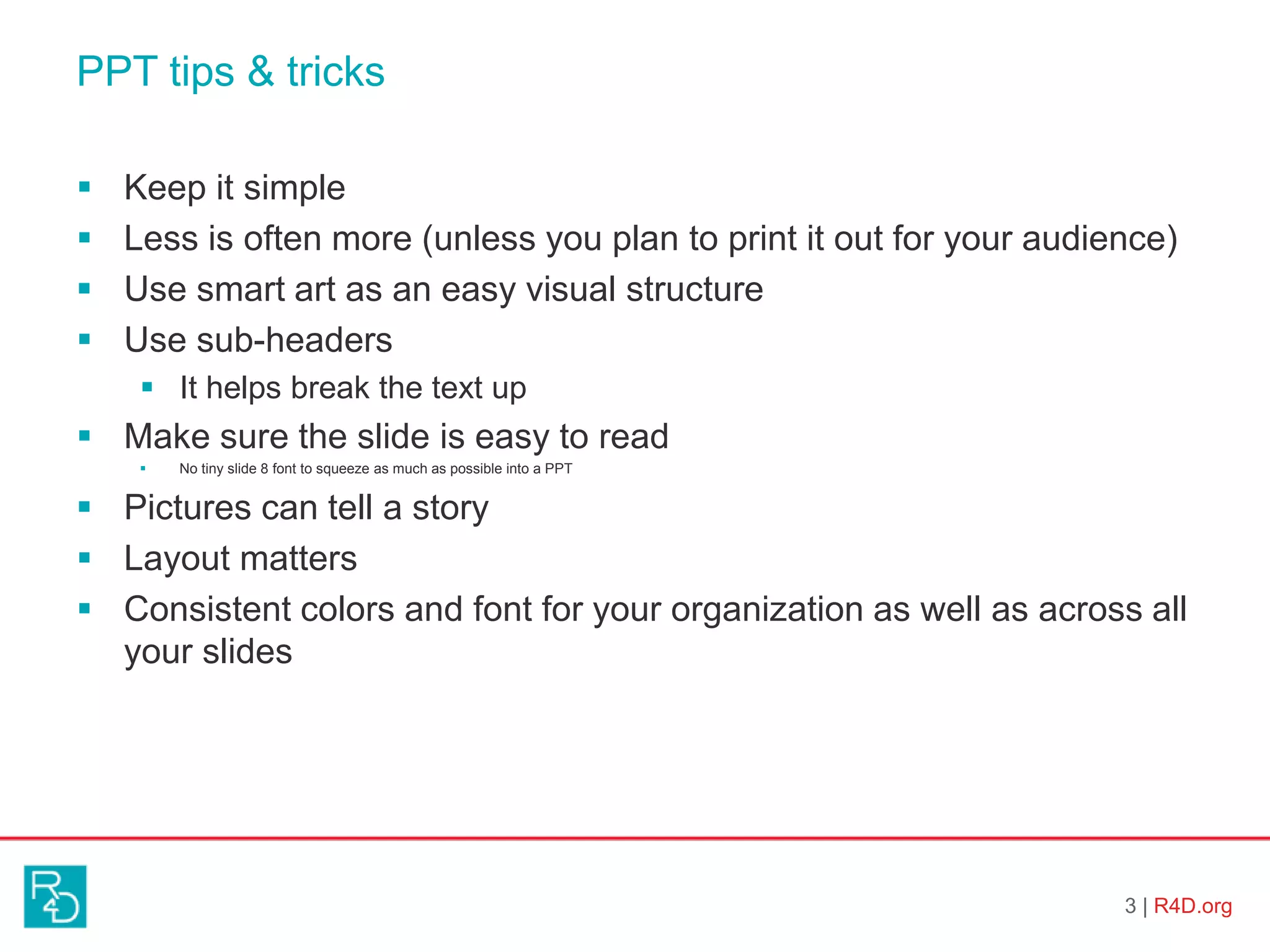 TTIPEC: Power point tips and tricks | PPT