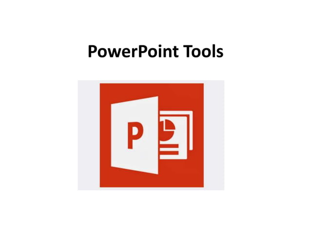 Power point tools | PPTX | Desktop Publishing | Computer Software and ...
