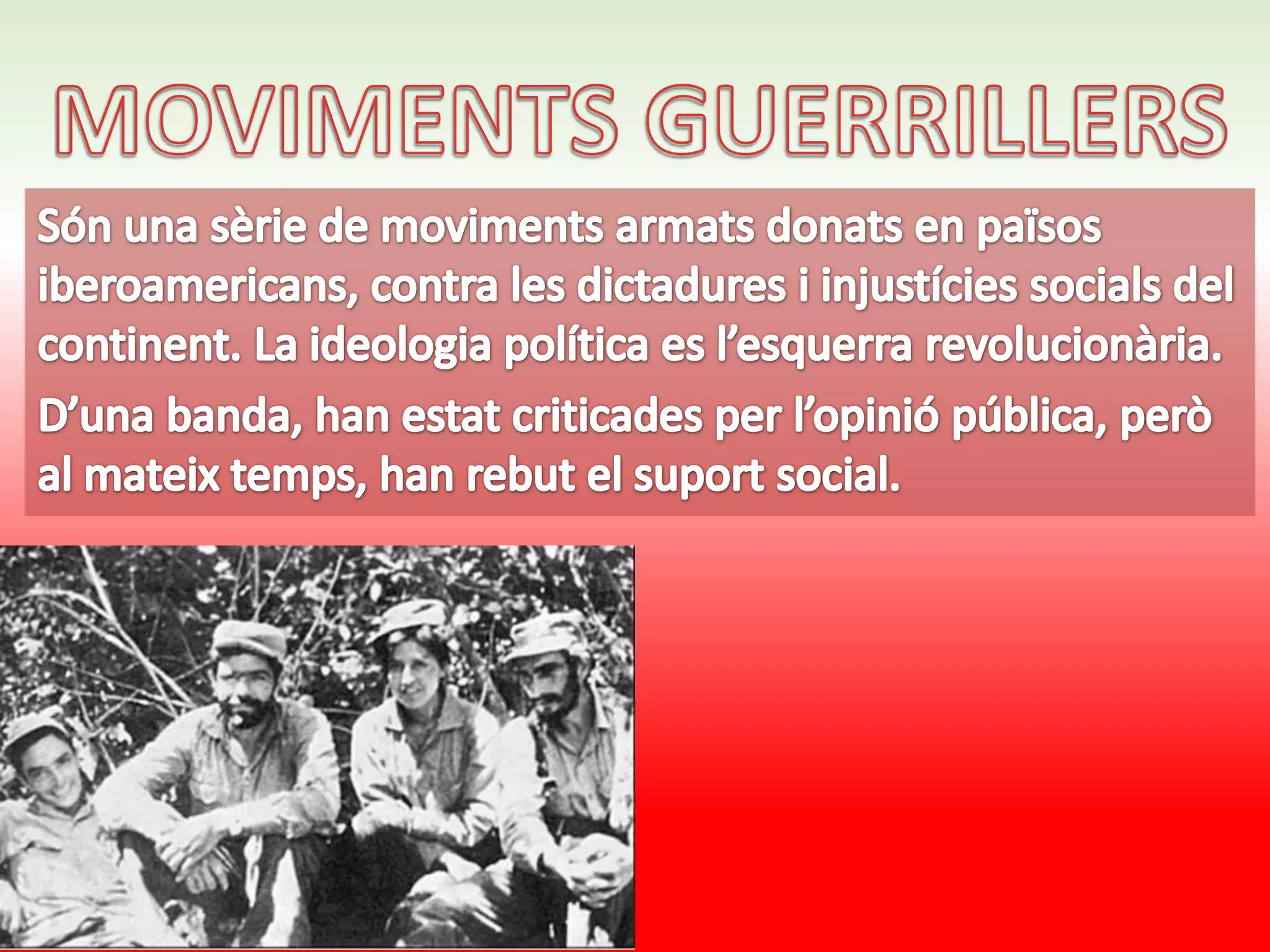 guerrillas a america llatina | PPTX