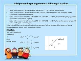 Powerpoint trigonometri | PPTX