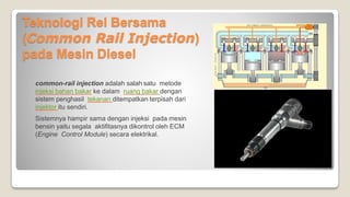 perbedaan mesin bensin dan mesin diesel | PPTX
