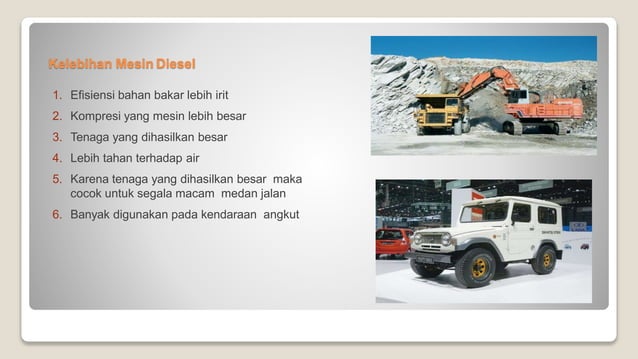 perbedaan mesin bensin dan mesin diesel | PPTX