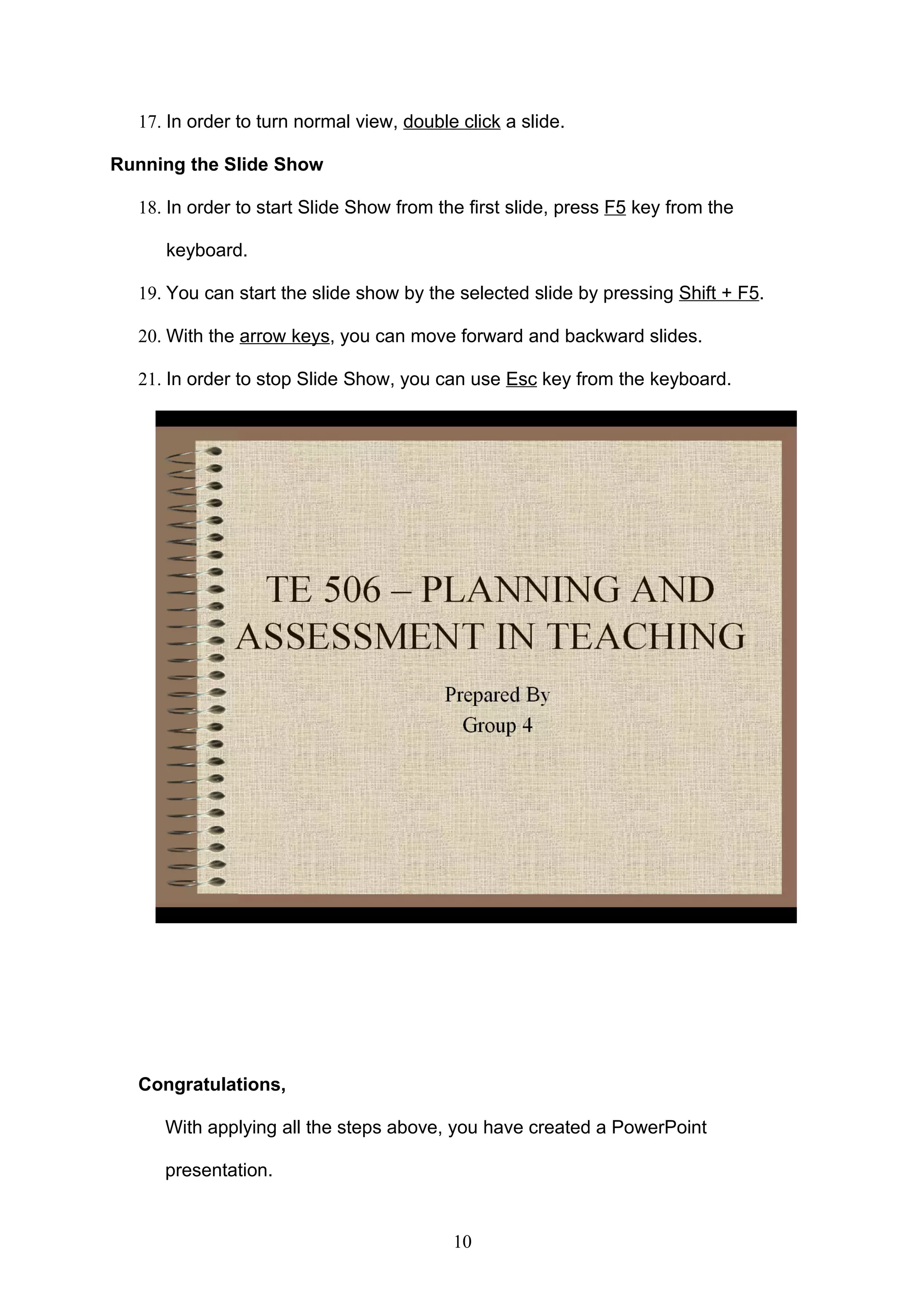 Powerpoint Tutorial Doc