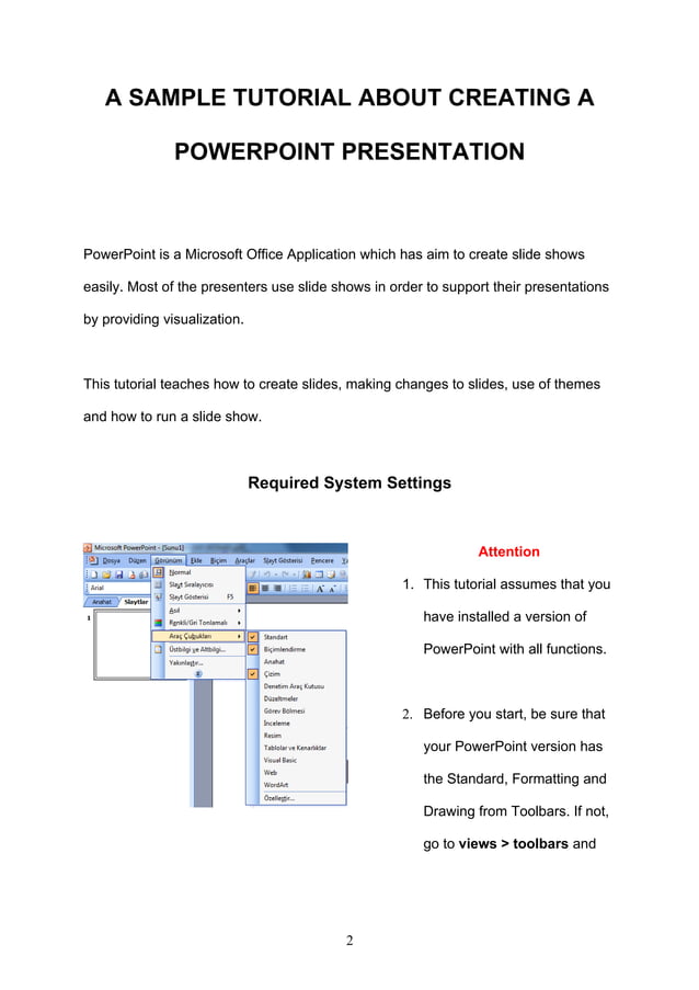 Powerpoint tutorial | DOC