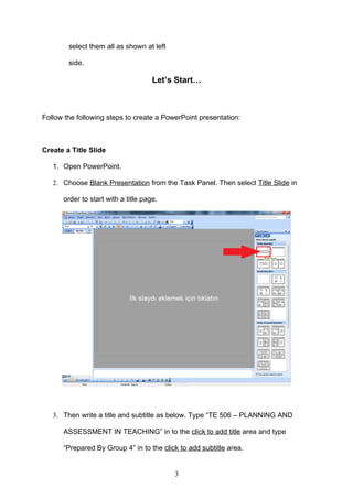 Powerpoint tutorial | DOC