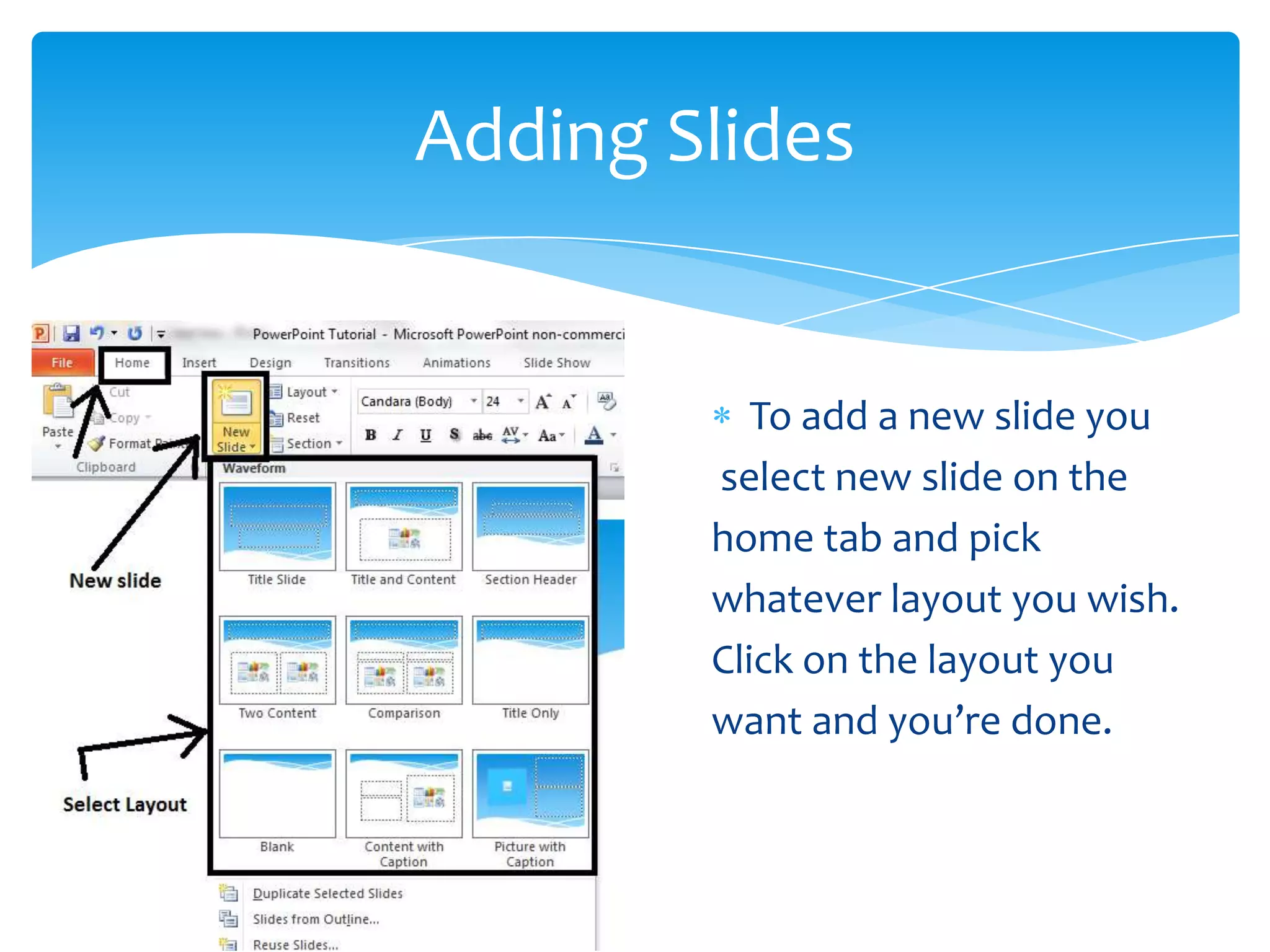 Power point tutorial | PPTX