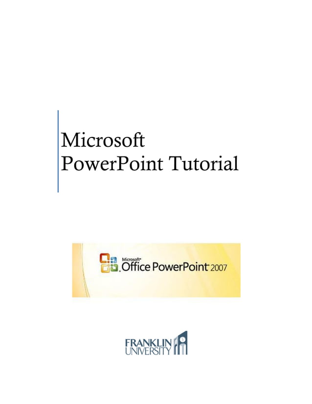 Powerpoint tutorial | PDF | Operating Systems | Computer Software and ...