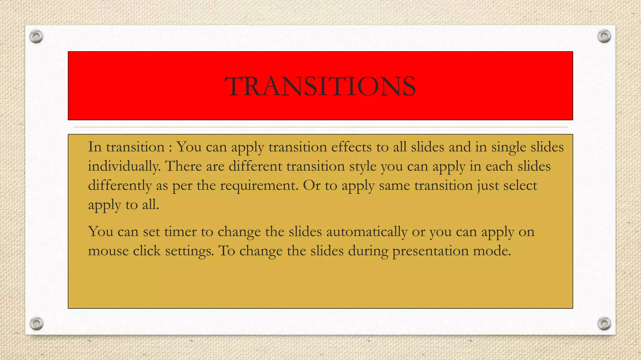 Power point tutorial | PPTX