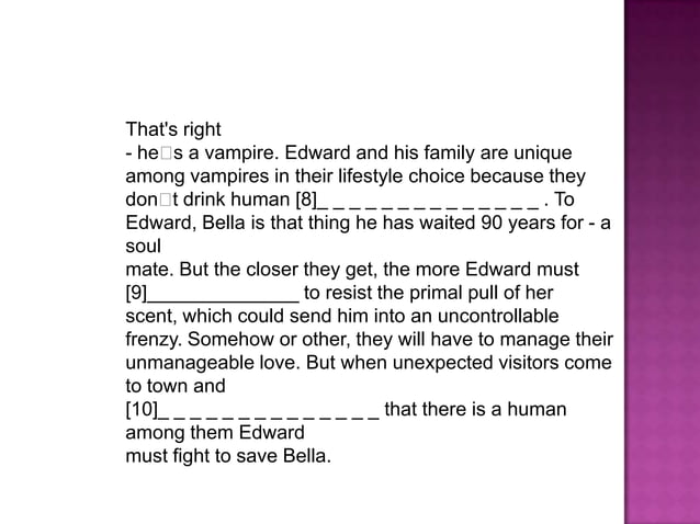 Power point twilight | PPTX