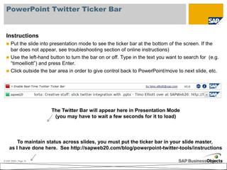 Powerpoint Twitter Tools | PPTX