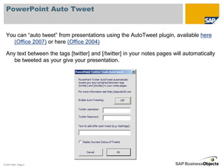 Powerpoint Twitter Tools | PPTX