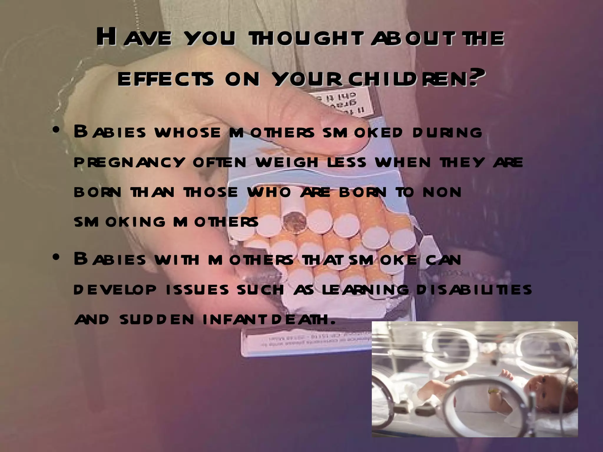 effects of smoking on children and adults | PPT