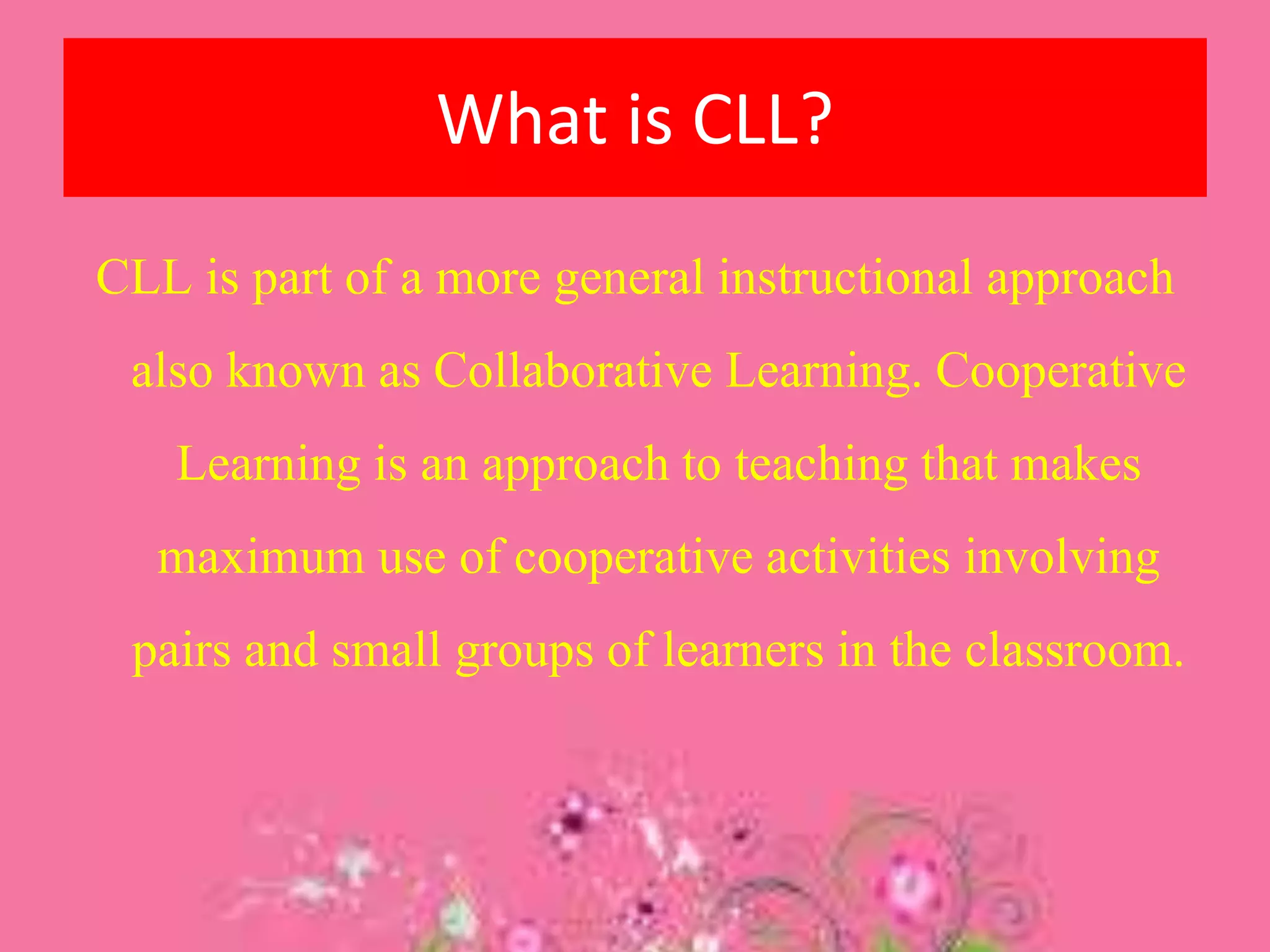 Cooperative Language Learning | PPTX