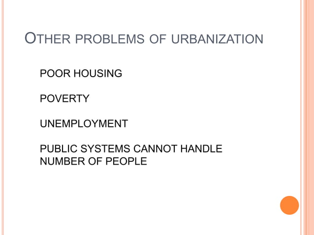 Powerpoint urbanization | PPTX