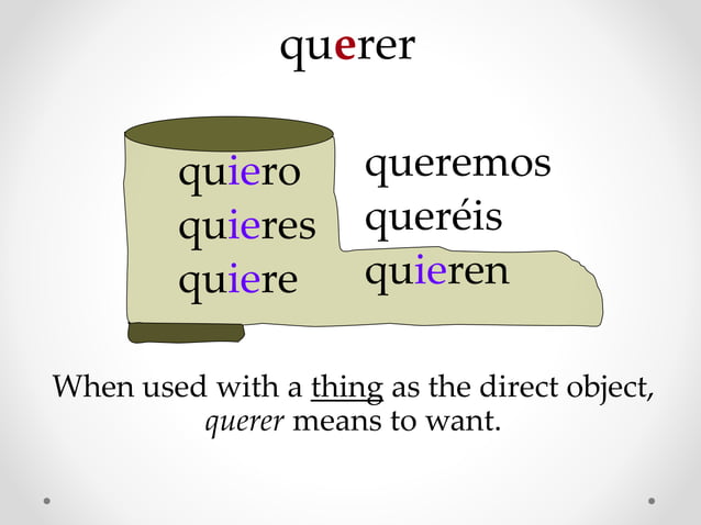 Powerpoint ~ verbos radicales | PPT