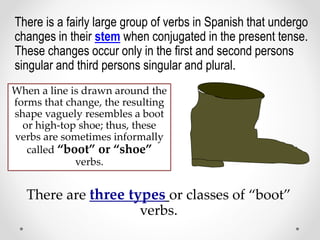 Powerpoint ~ verbos radicales | PPT