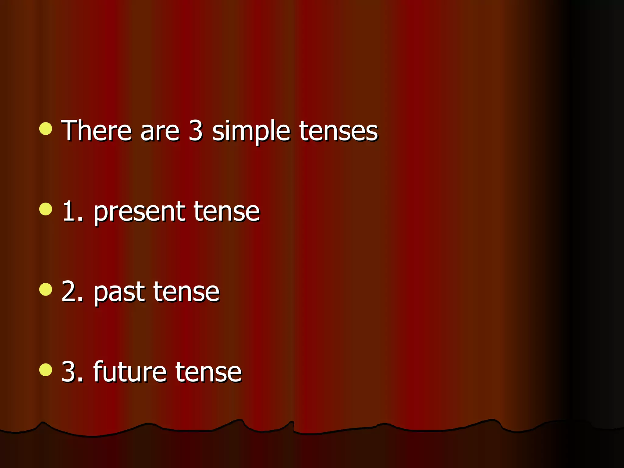 Power Point Verb Tense | PPT