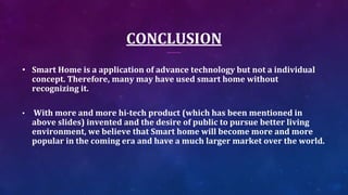 Smart Home project ver. final | PPTX