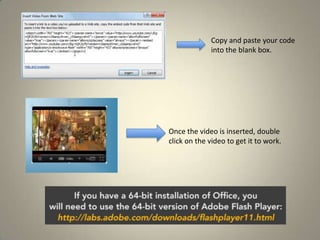 Powerpoint: Video and Audio | PPTX