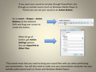 Powerpoint: Video and Audio | PPTX