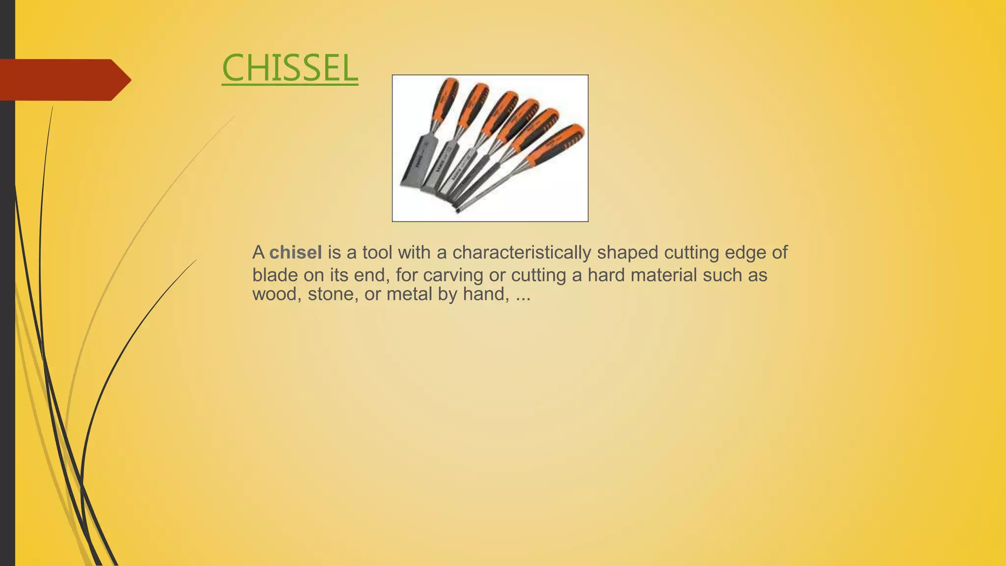 carpentry tools | PPTX