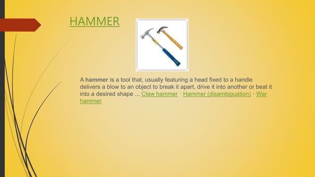 carpentry tools | PPTX | Woodworking | Arts and Crafts